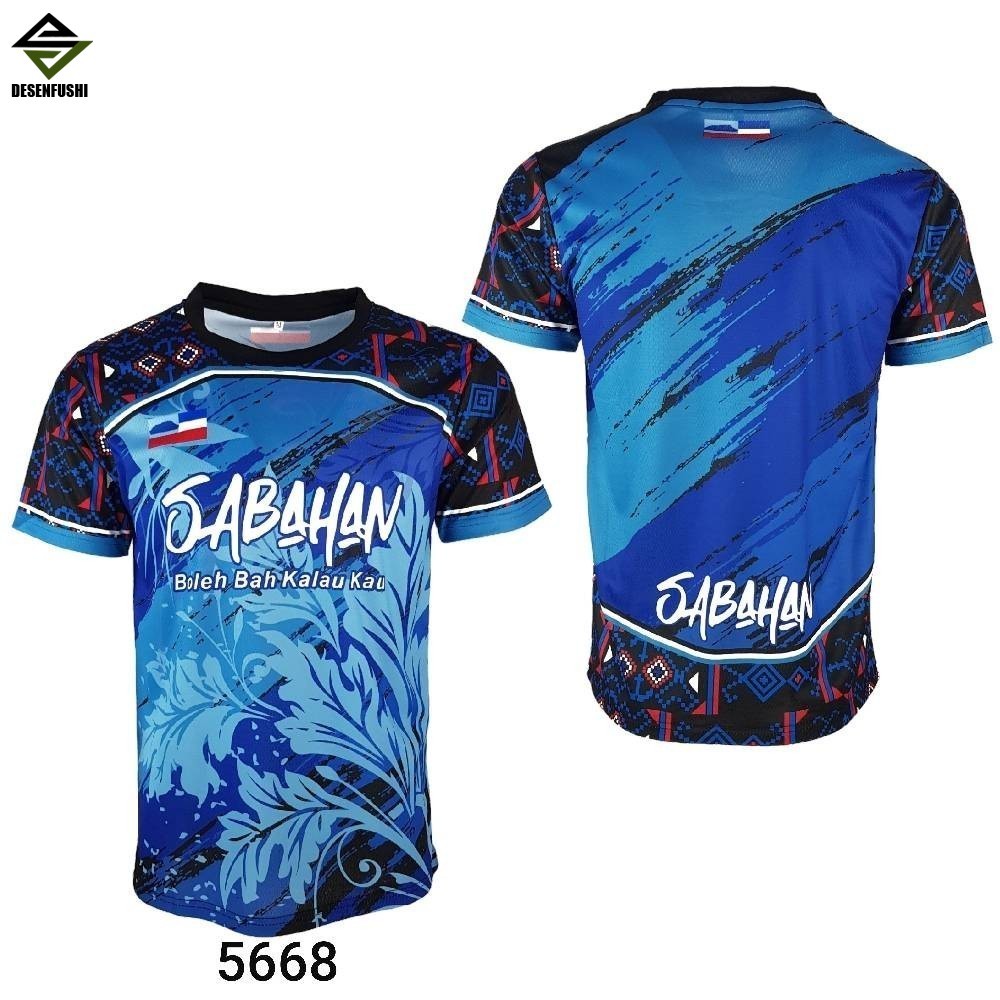 Sabah T -shirt, full printed microfiber material | Shopee Philippines
