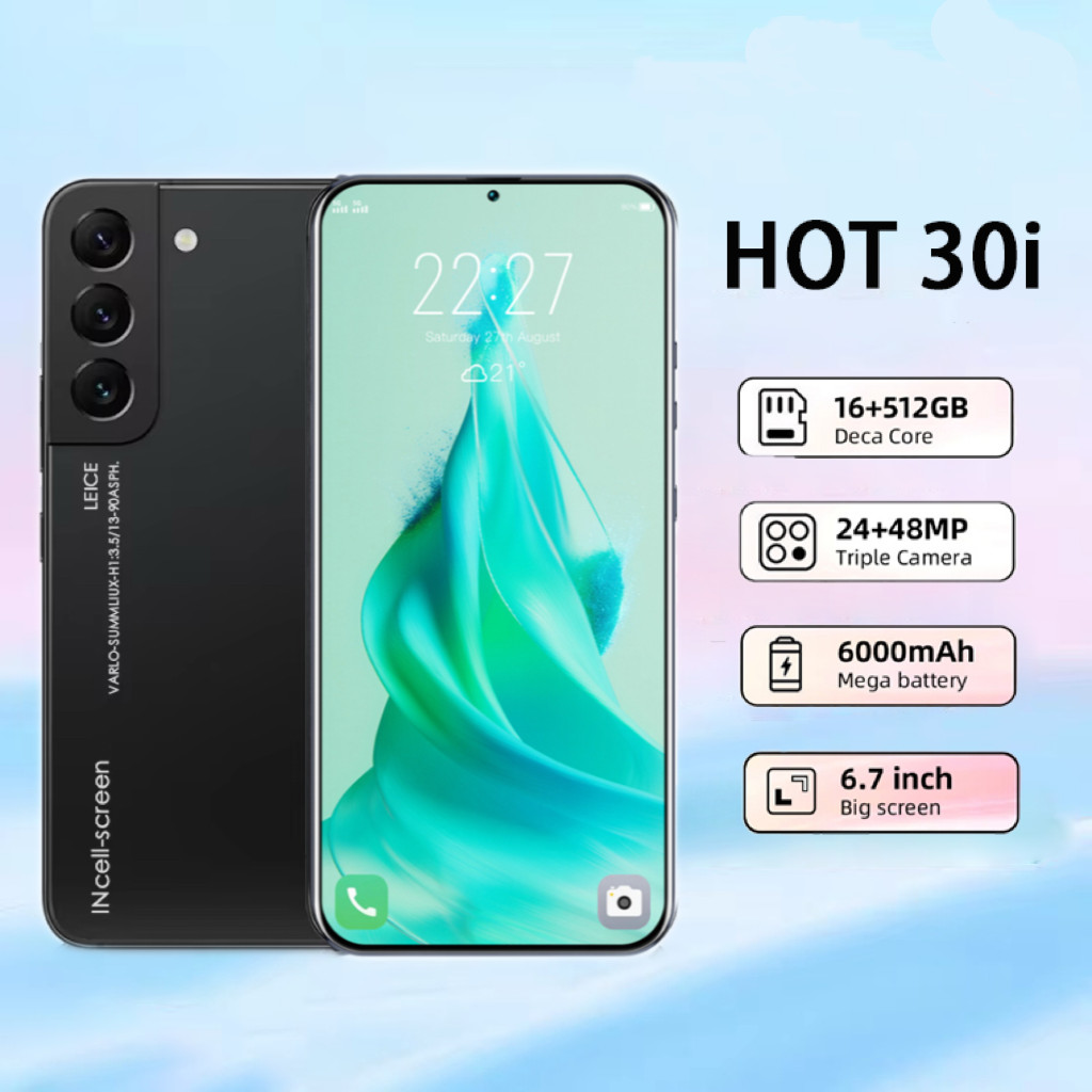 Best-selling Phone 2025 HOT 30i 5G Cellphone Original Android ...