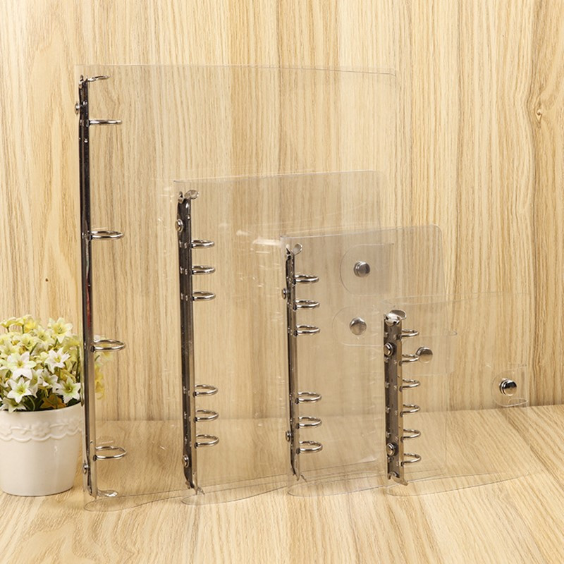 [Y&G]1Pc Transparent Color Plastic Clip File FolderA4/A5/A6/A7 Notebook ...