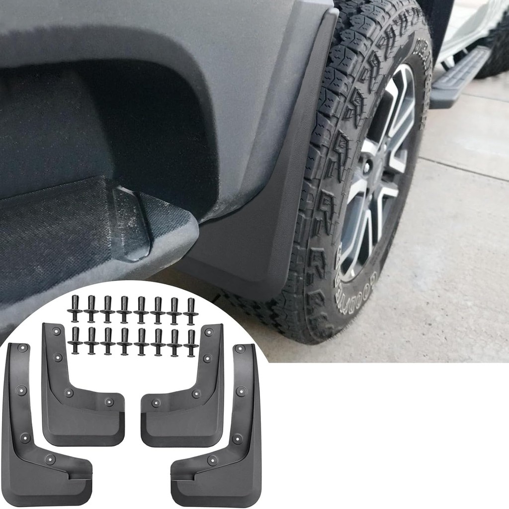 NASTA Mud Flaps for Ford Ranger 2025 2024 - Front & Rear Fender Flares ...