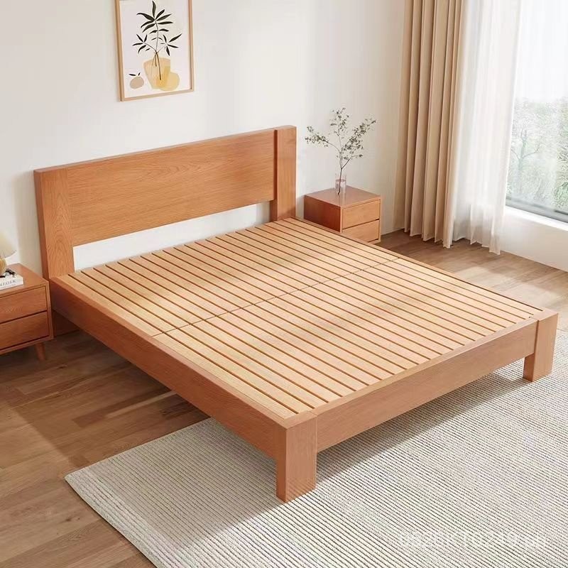 Modern Simplicity A8L Solid Wood Single Beech Bed House Beech Wood ...