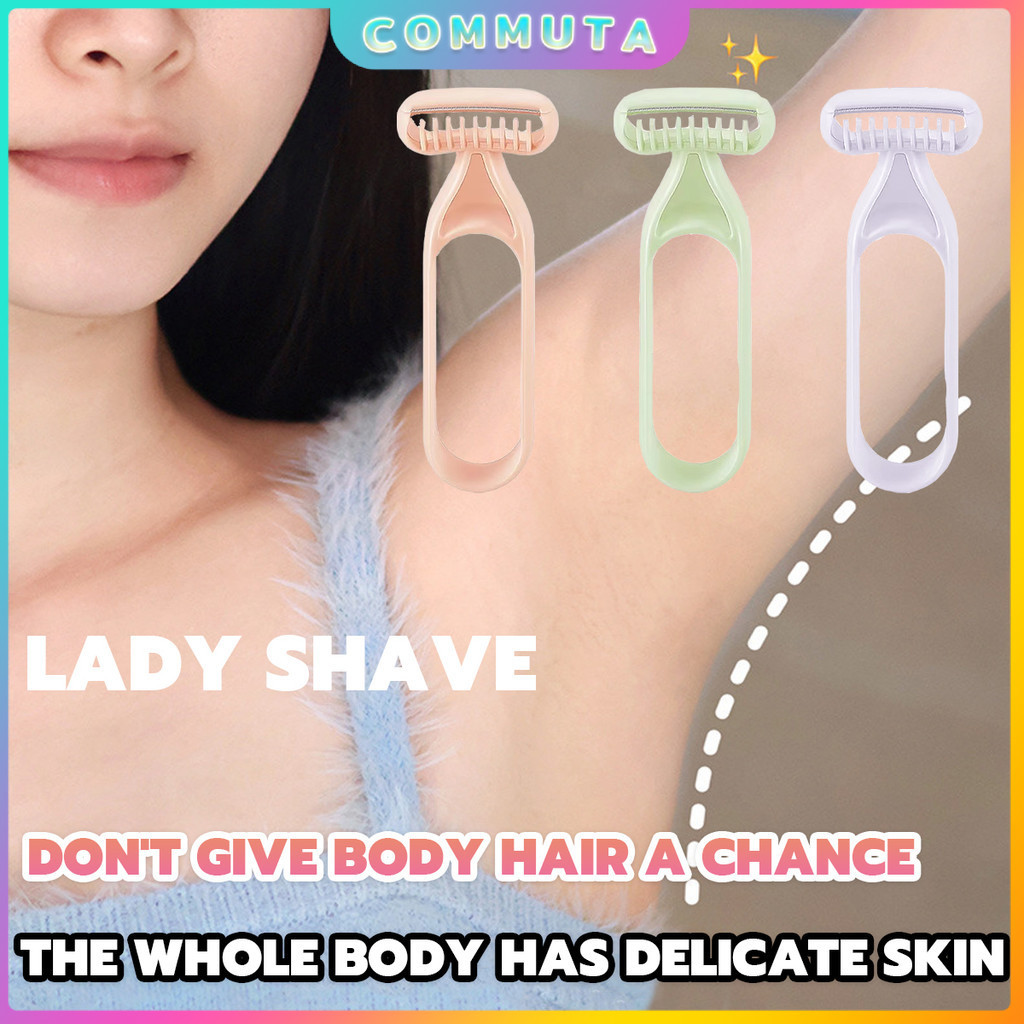 MM. Ladies Razor Armpit Leg Hair Razor Safety Women Shaver Hair Trimmer ...