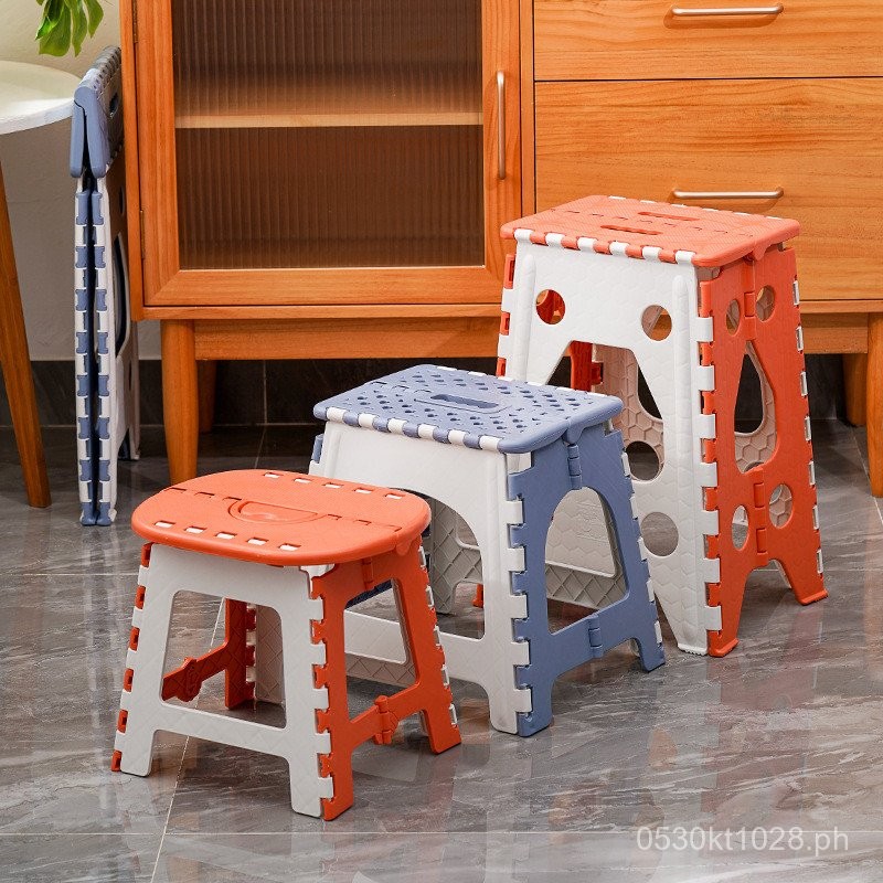 Portable Chair New Plastic Small Folding Dining Chair High-Speed Rail ...