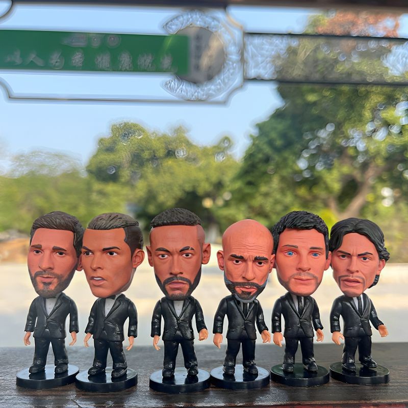 Football souvenirs Star Player Plush Doll Toy C Ronaldo Messi Neymar ...