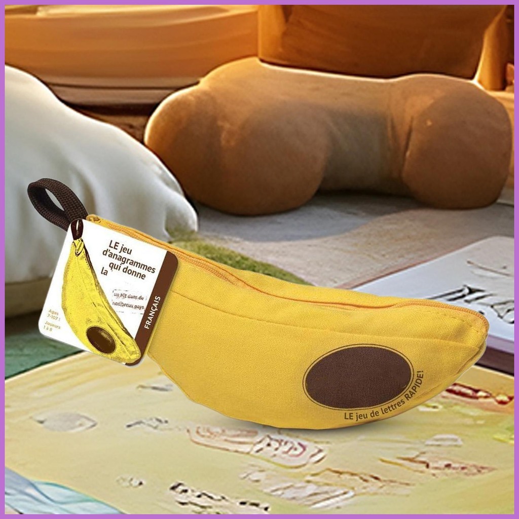 Matching Letter Game Creative Spelling Puzzle Game With Banana Pouch ...
