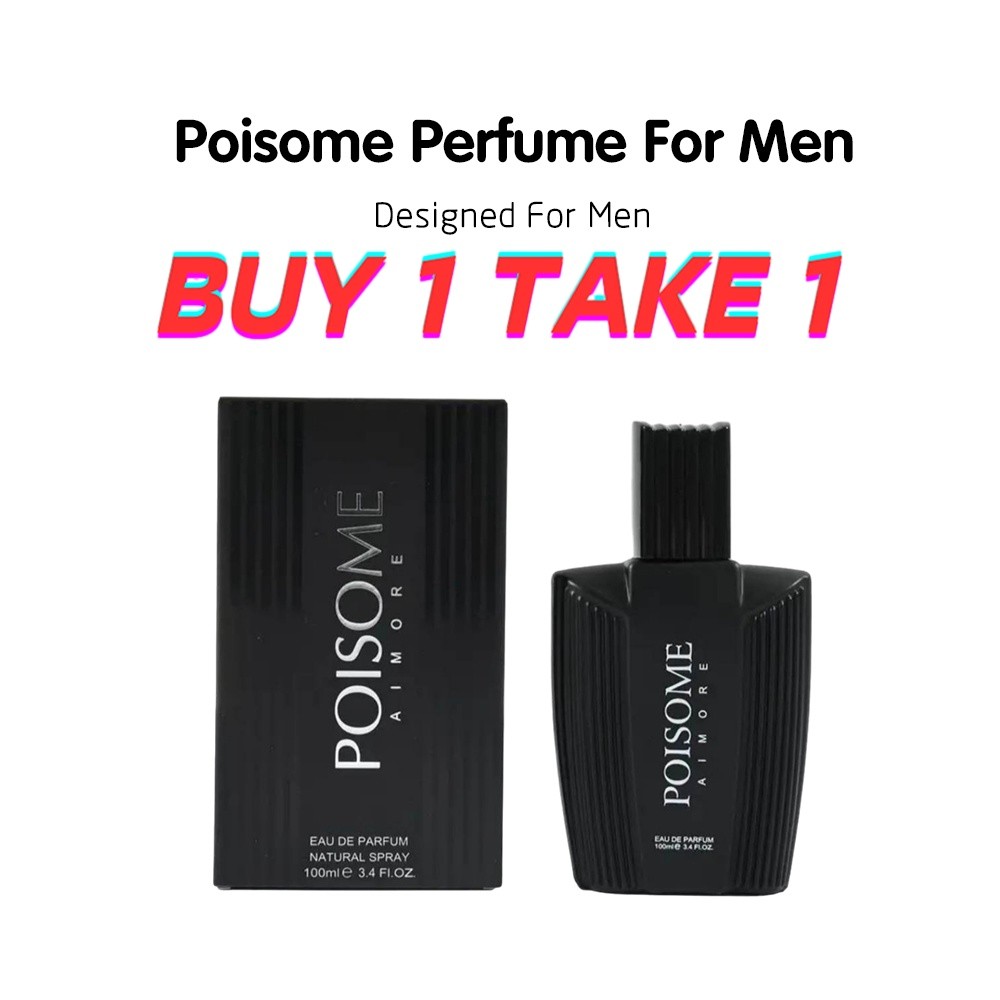【BUY 1 TAKE 1】 100ML POISON Perfume for Men Long-Lasting Fragrance Eau ...