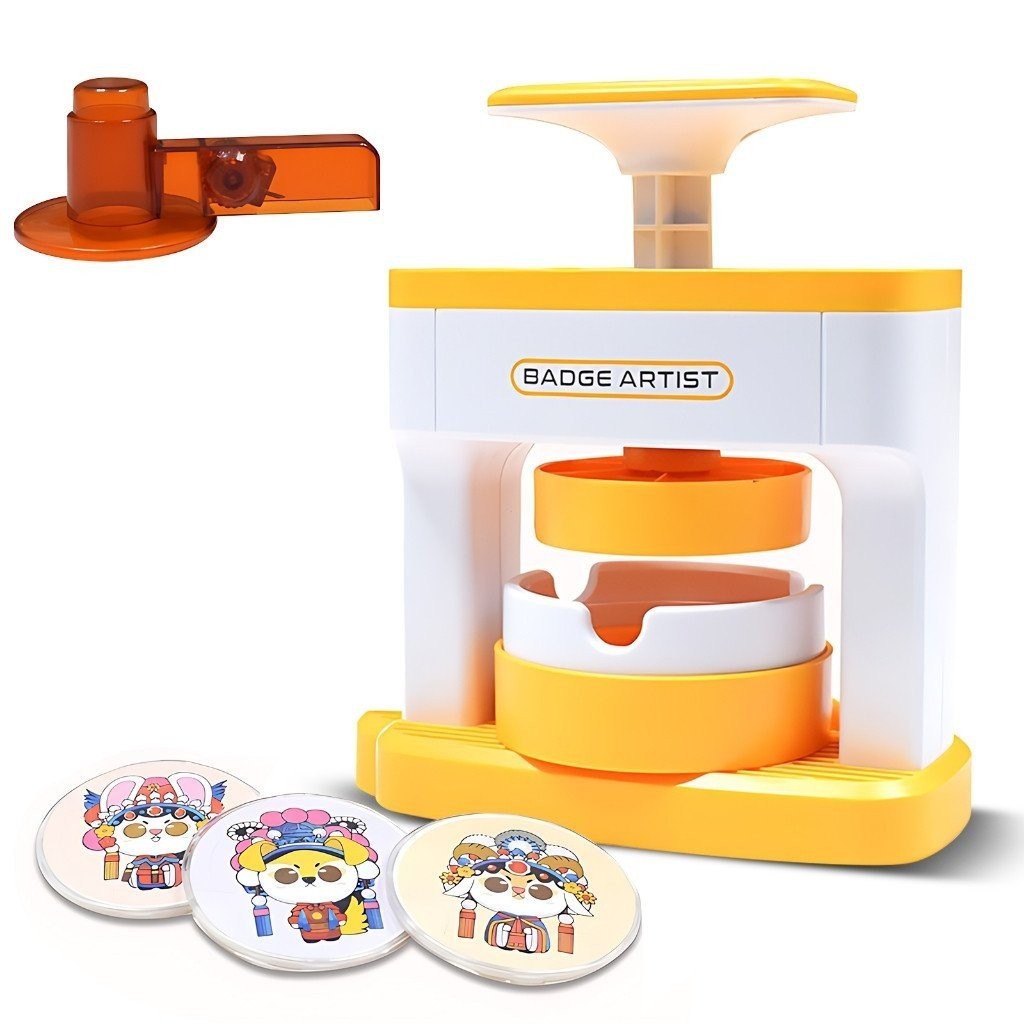 48pcs Badge Maker Kit for Kids 55mm/2.16in DIY Pin Button Maker Press ...