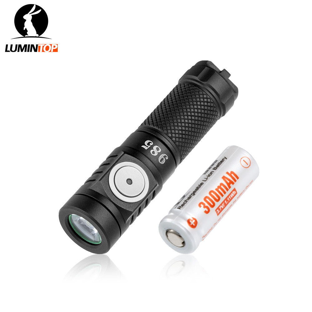Mini keychain flashlight Lumintop Frog V3 with print logo 985 700 lumen ...
