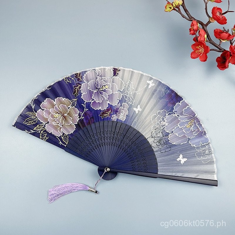 Chinese Style6Folding Fan Foldable Inch Women's Fan Small Fan Craft ...