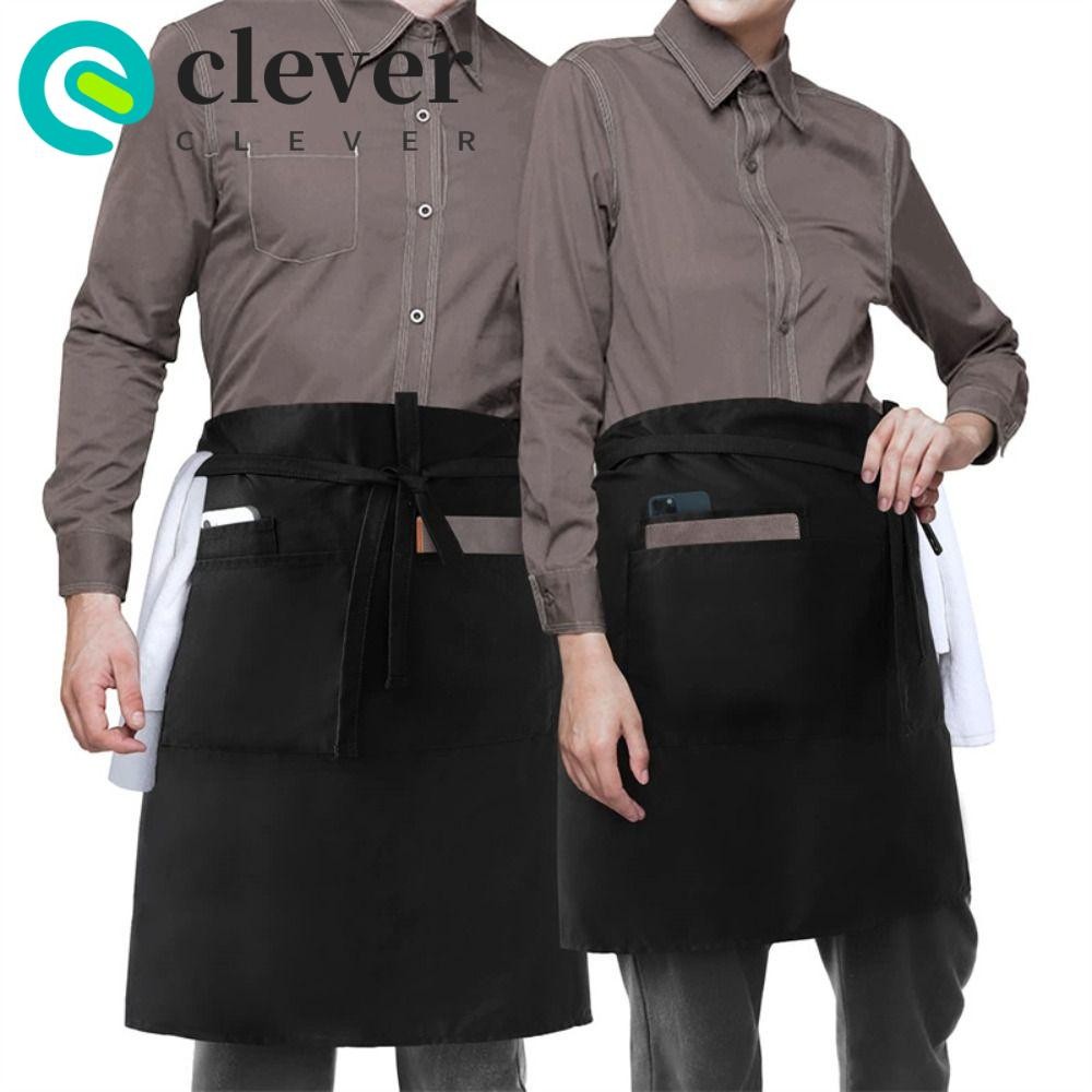 CLEVER Coffee House Working Aprons, Thick Abrasion Resistant Chef Apron ...