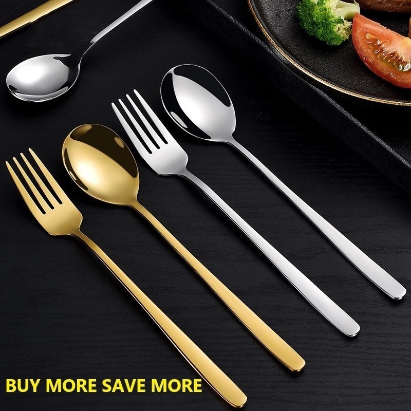 1PCS Korean Cutlery Korean Style Flatware Stainless Steel Dining Spoon ...