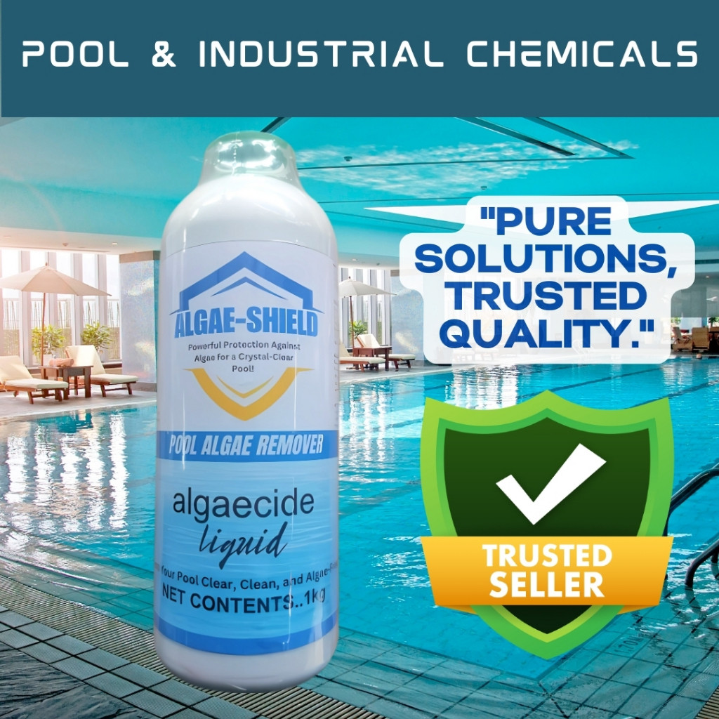ALGAE-SHIELD ALGAECIDE LIQUID FAST ALGAE REMOVER 1 LITER | Shopee ...
