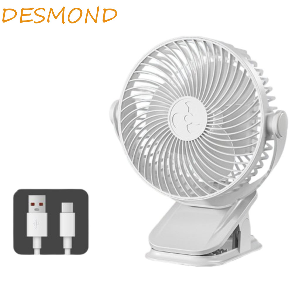 DESMOND Small USB Desk Fan, Creative 3 in 1 Personal Table Fan, Mutli ...