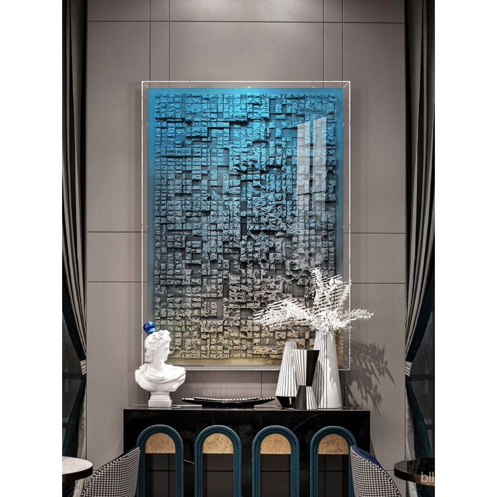 Modern Luxury High-End Realistic Thick Texture Wall Art for Entryway ...