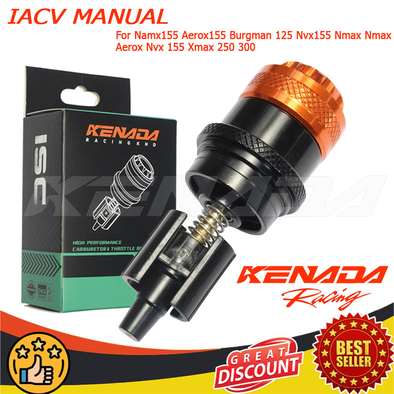 KENADA RACING IACV MANUAL adjuster throttle body NAMX155 AEROX155 ...