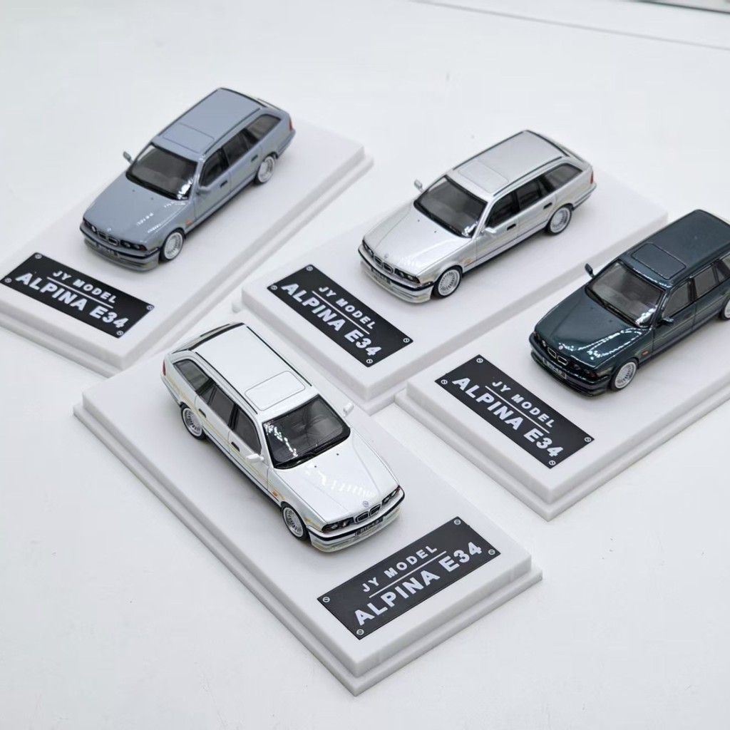JY Model 1/64 Bmw E34 touring alpina Diecast car Car Model Simulation ...