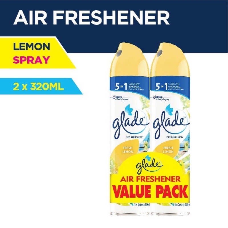 Glade Lemon Fresh Air Freshener 320mL | Shopee Philippines