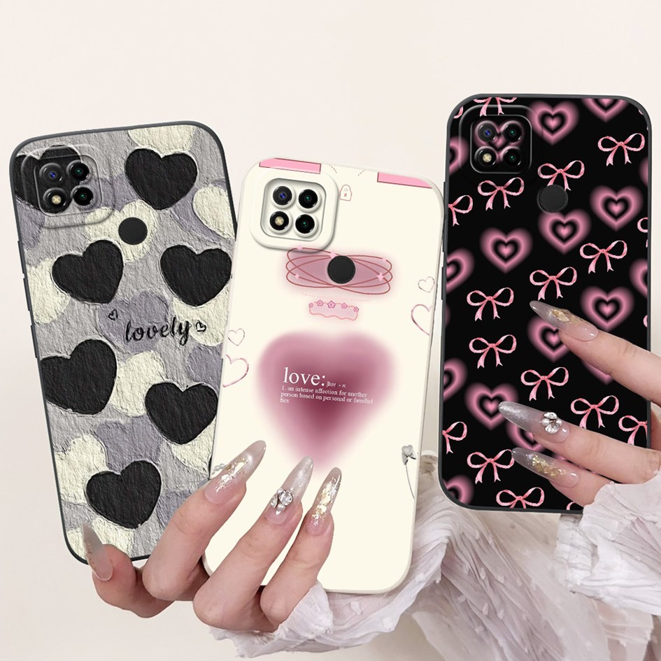 For Xiaomi Poco C31 Casing New Cute Love Heart Cartoon Rabbit Soft ...