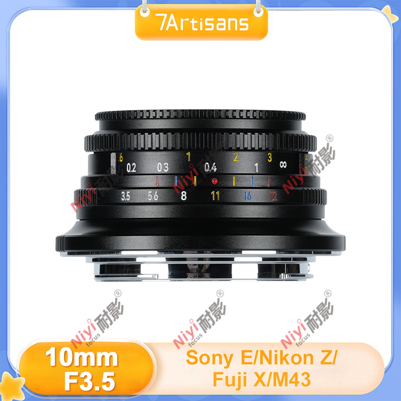 7artisans 10mm F3.5 APS-C MF Ultra Wide Angle Prime Manual Focus Street ...