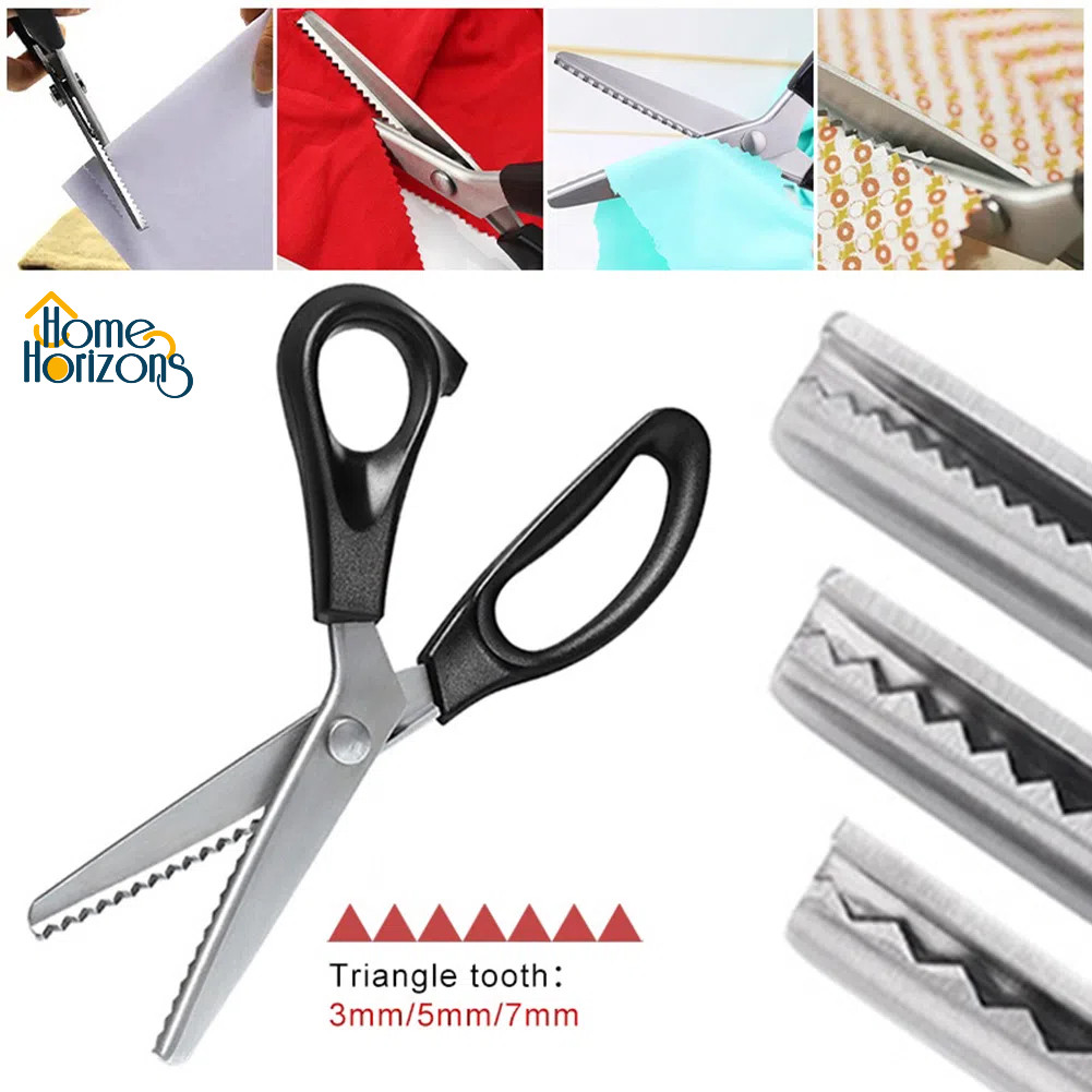 Stainless Steel Zig Zag Sewing Scissors Sewing Handmade Lace Scissors ...