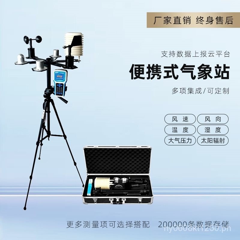Handheld Electronic Anemometer Monitoring Station Weather Station Wind ...