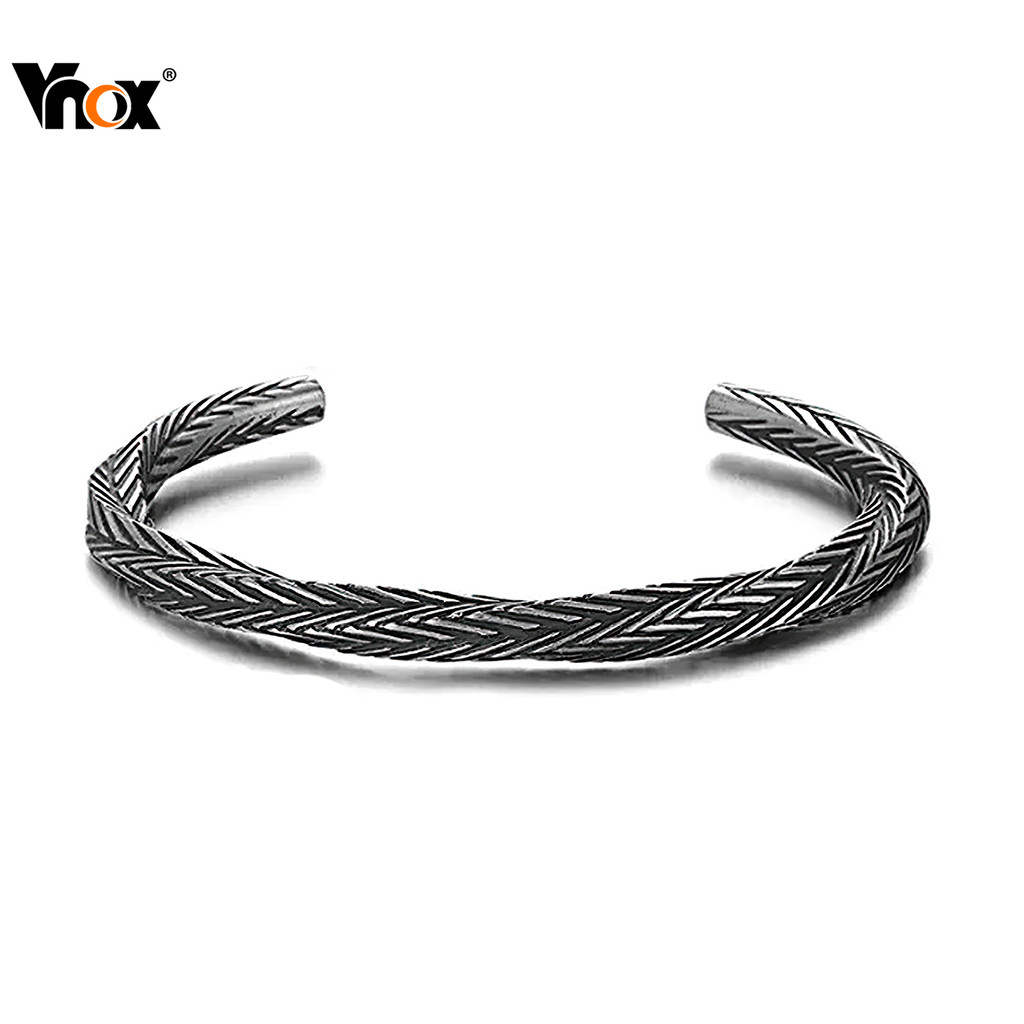 Vnox Vintage Men's Bracelet, Gothic Mobius Boys' Bracelet Birthday Gift ...