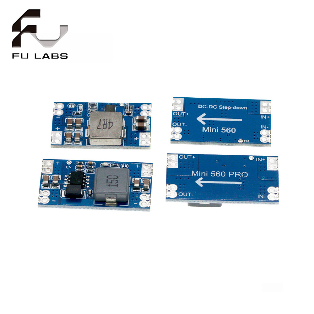 Fulabs Mini560 / Pro 5A High Efficiency Output 3.3V-12V Step Down DC-DC ...