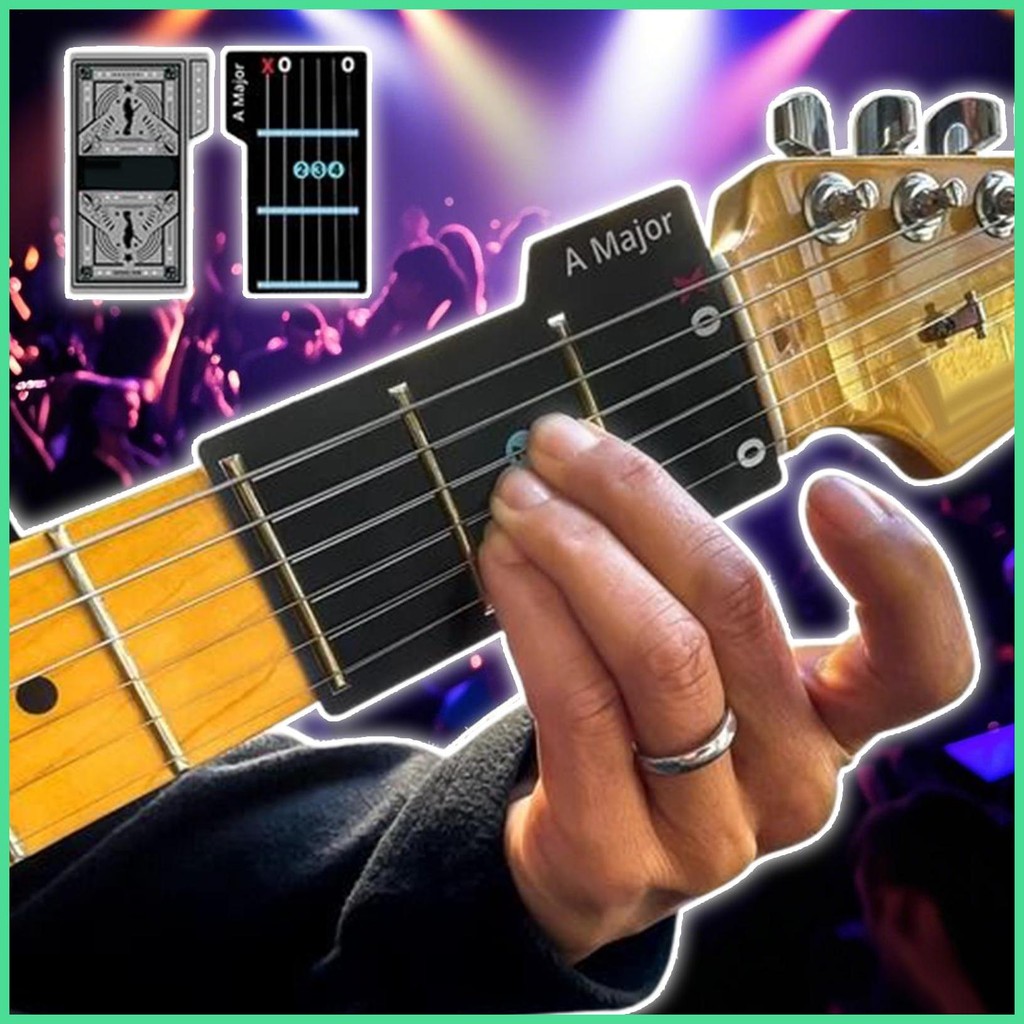 Guitar Training Cards Pocket Chords Chart Guitar Accessories Practice ...
