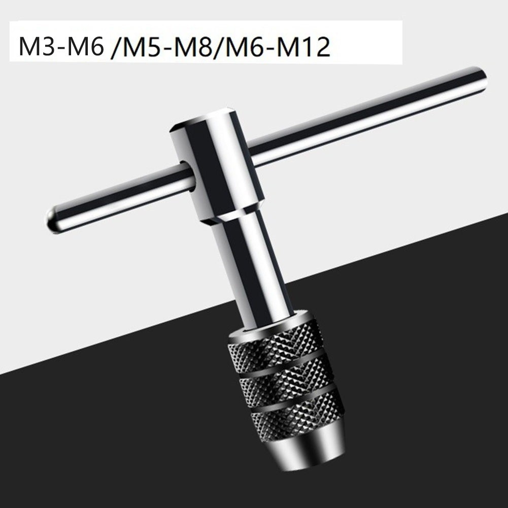 （Hot sales） Adjustable T Type Tap Wrench Hand Thread Tap Holder For M3 ...