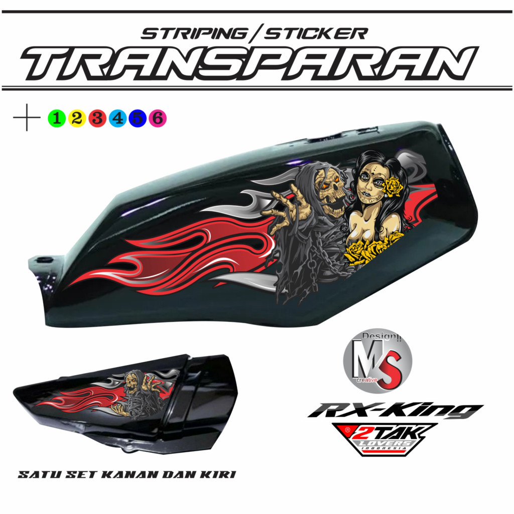 STICKER TRANSFARAN STRIPING STICKER TRANSPARENT YAMAHA RK KING LATEST ...