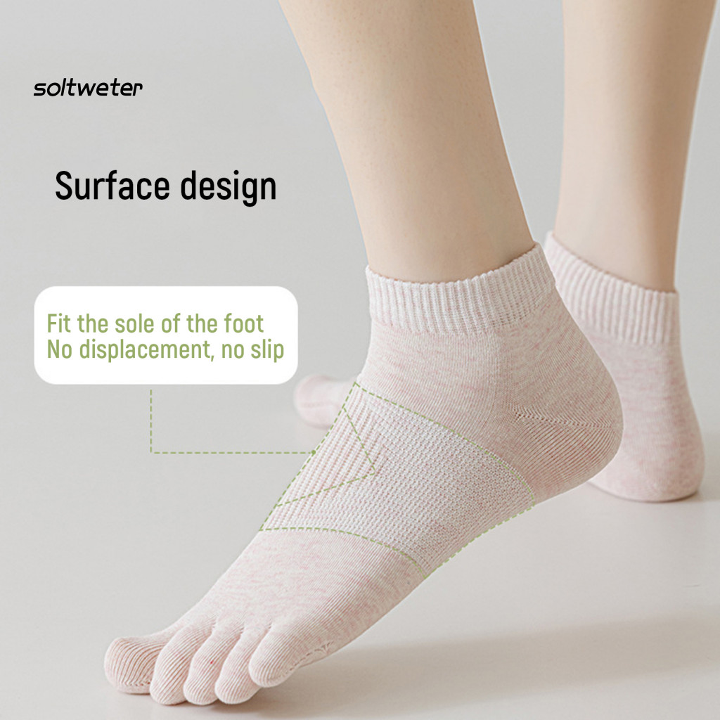 ST Breathable Sweat-absorbent Socks Breathable Toe Separator Socks ...
