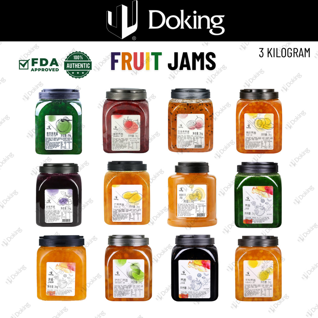 Doking Fruit Flavored Jams 3KG | Shopee Philippines