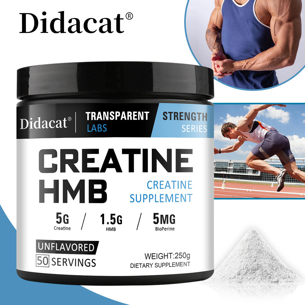 Didacat Creatine HMB Powder - Boost Strength, Power & Recovery - 50 ...