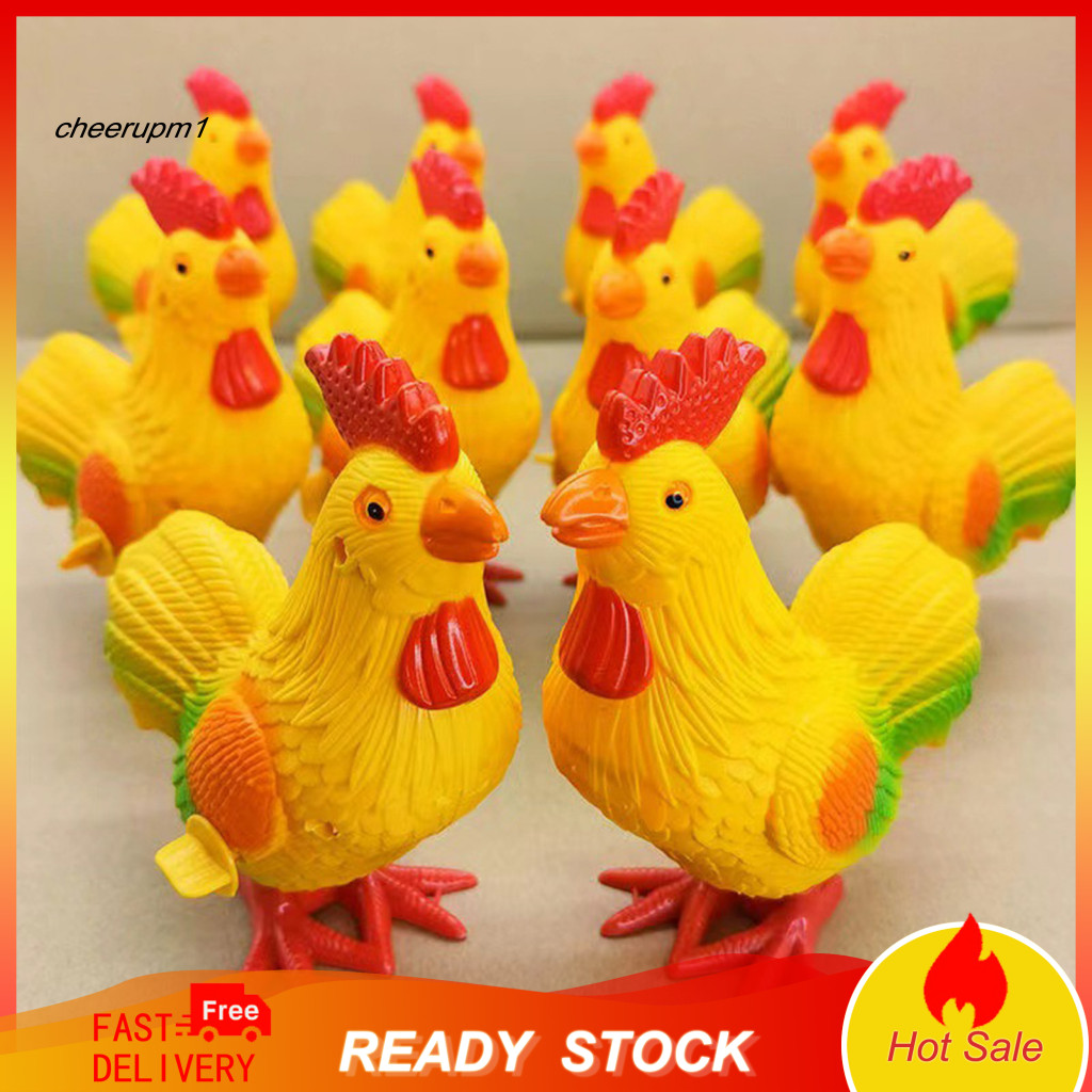 CHEER Fun Gifts Animal Clockwork Toy Party Favor Walking Rooster Duck ...