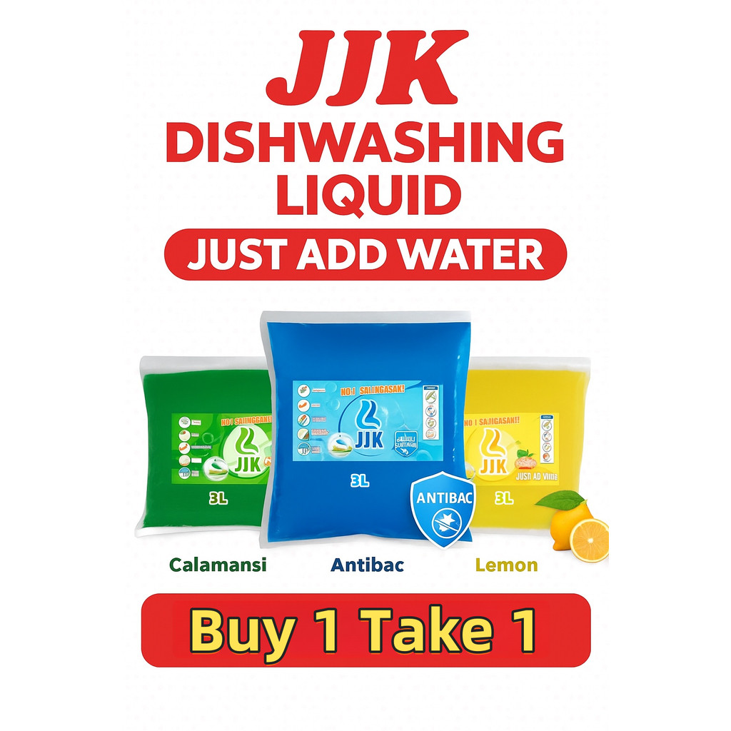 Buy1 Take1 JJK DIY Dishwashing Liquid Kit 3L-Easy Mix Formula - Ideal for Business | Shopee ...