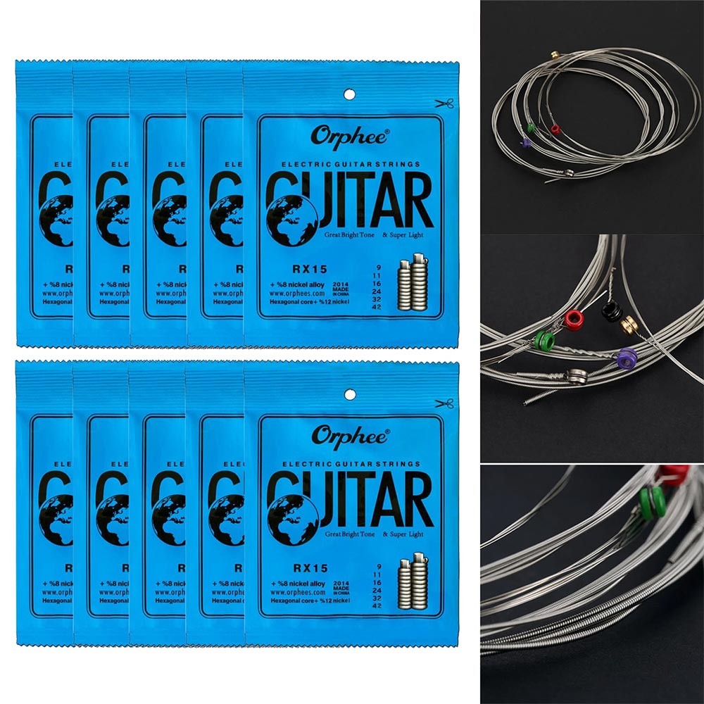 Orphee RX15 6pcs Electric Guitar String Set | Shopee Philippines