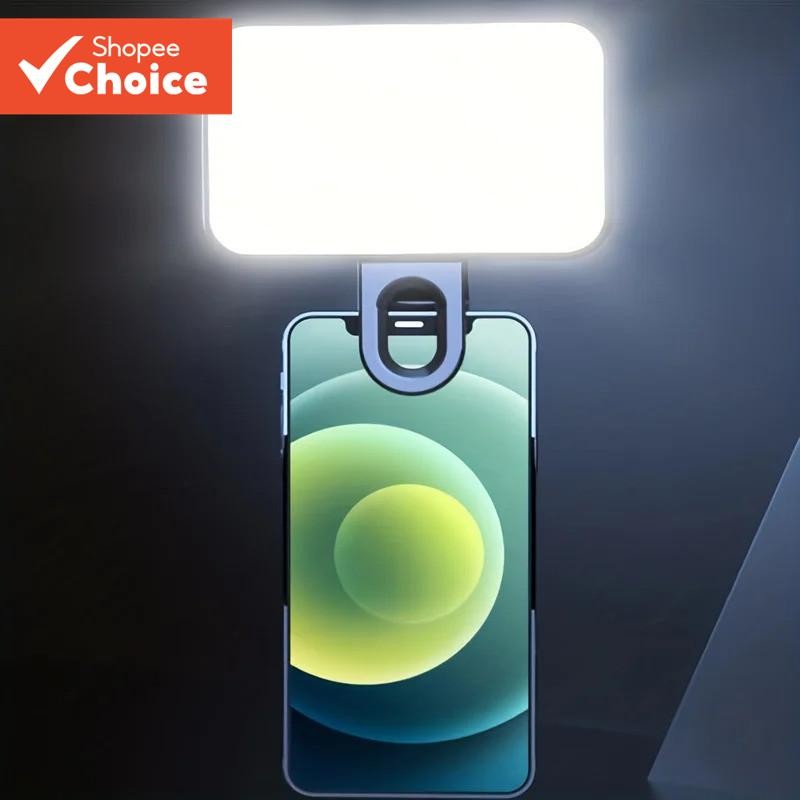 Portable Mini Selfie Fill Light Rechargeable 3 Modes Adjustable ...