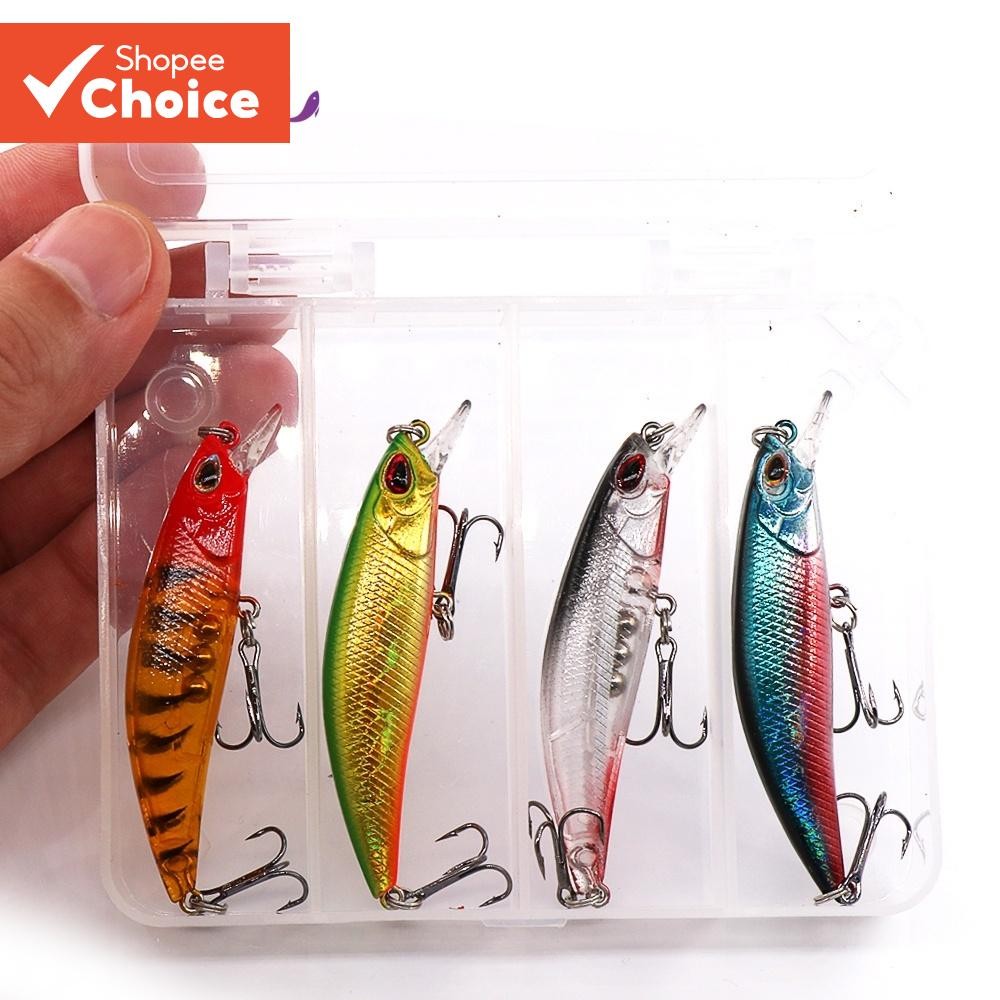 Fishing Lure 6,5cm/5g Sinking Minnow Water Long Throw Fishing Hard Bait Fishing Gear | Shopee ...
