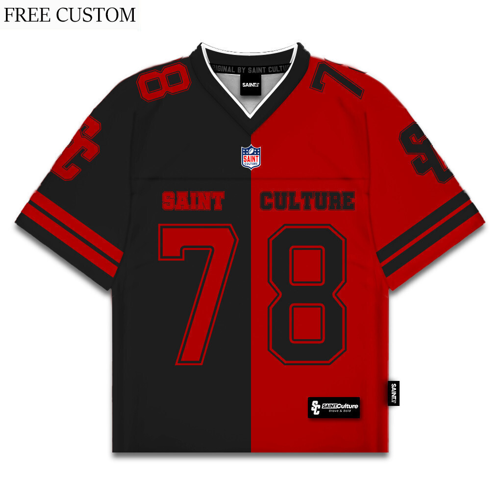 2025Inverted Red 78 Jersey Vintage Oversize Rugby Retro Streetwear Y2K ...