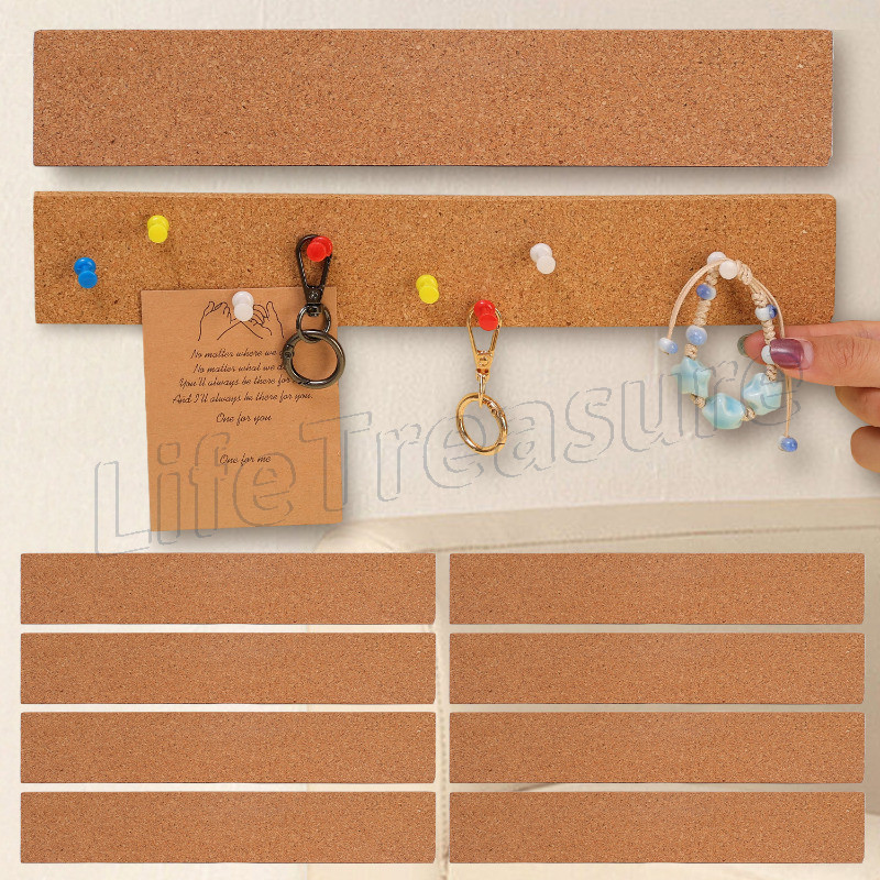 Long Cork Board Strips, Cork Felt, Bulletin Strips, Self-adhesive Cork ...