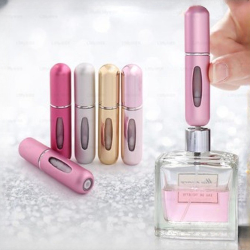 5ml Portable Mini Refillable Perfume Bottle Spray Scent Pump Empty ...