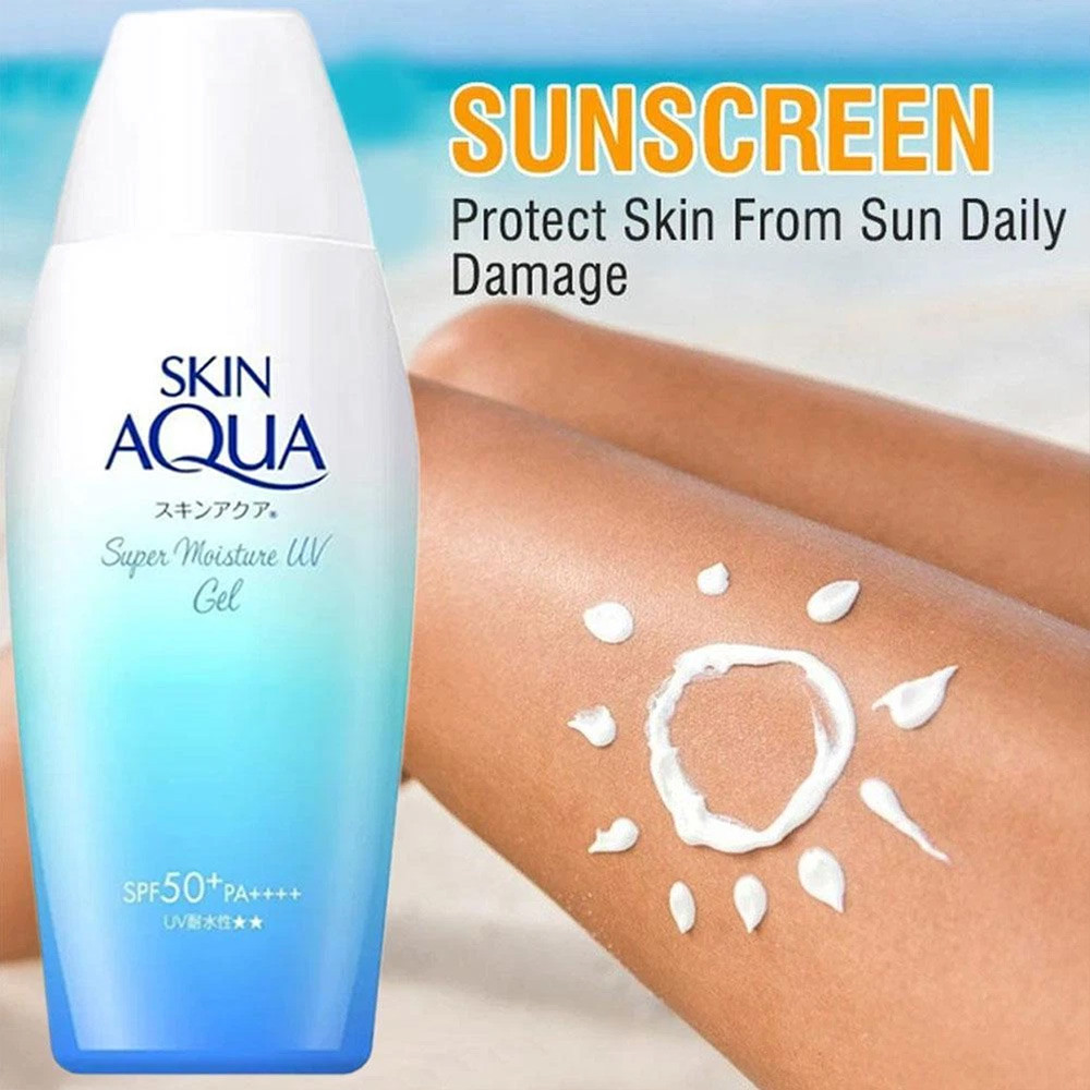 AQUA UV Super Moisture Gel Sunscreen SPF50+/PA++++ 110g | Shopee ...