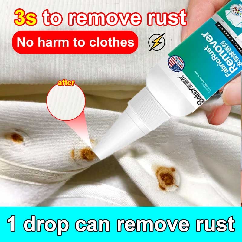 Fabric Rust Stain Remover 3s to remove rust Rust Stain Remover Clothes ...