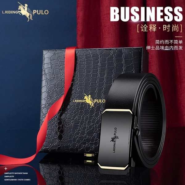 belt leather belt Paul Belt Men's Genuine Leather Dad Belt 2025 New ...