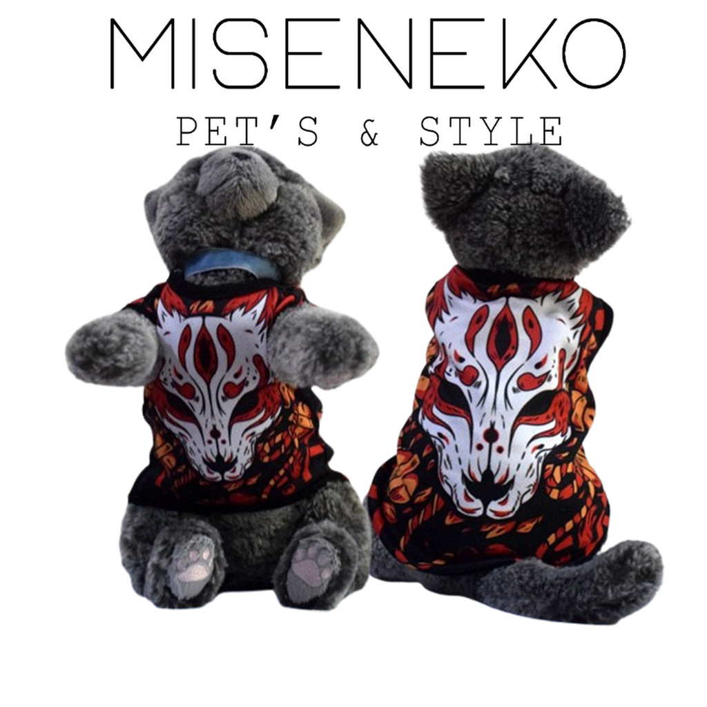 Cute Cat Clothes with Fox Pattern for Boys, Girls, Male, Female, Small ...