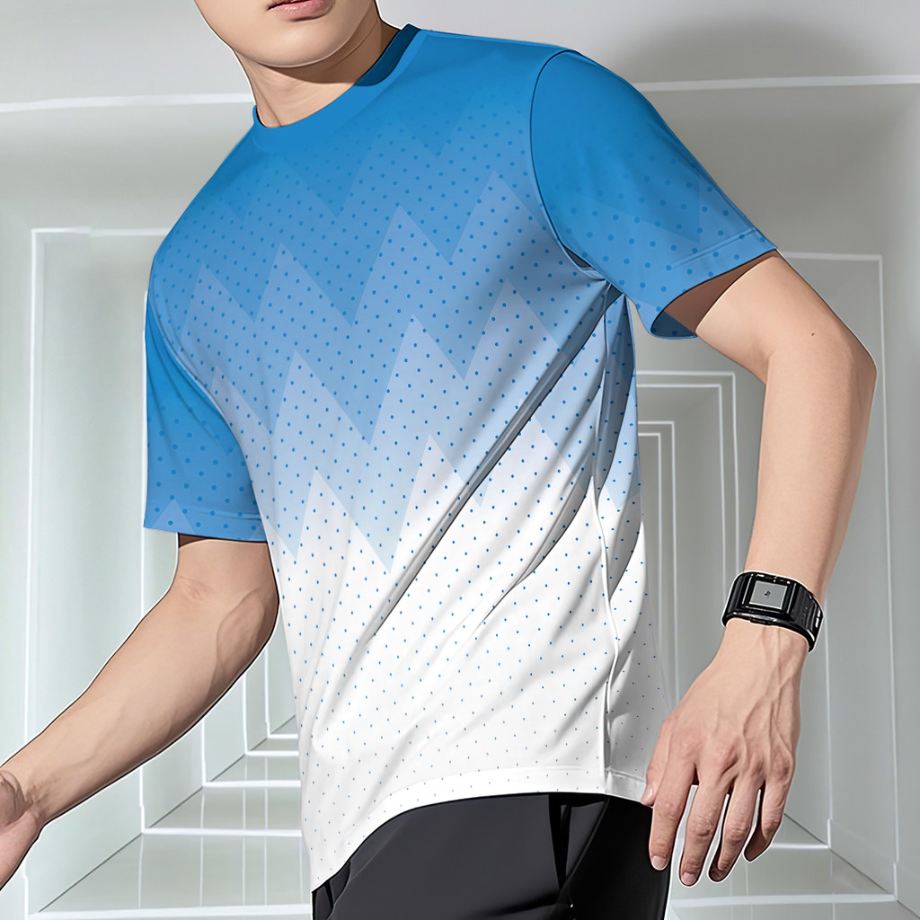 2025 Summer Men's Compressed Shirt Short-sleeved Gym Quick-drying T ...