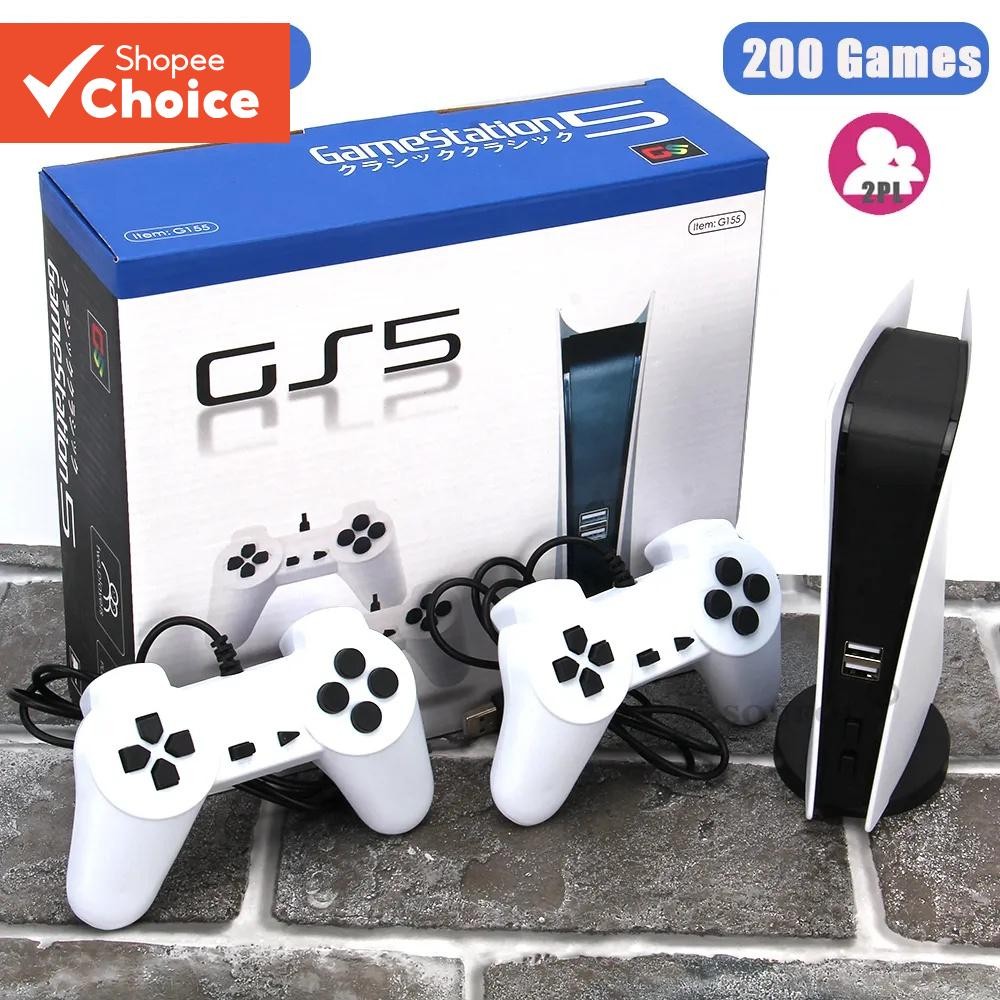 Game Station 5 Video Game Console with 200 Classic Games 8 Bit Gs5 Tv ...