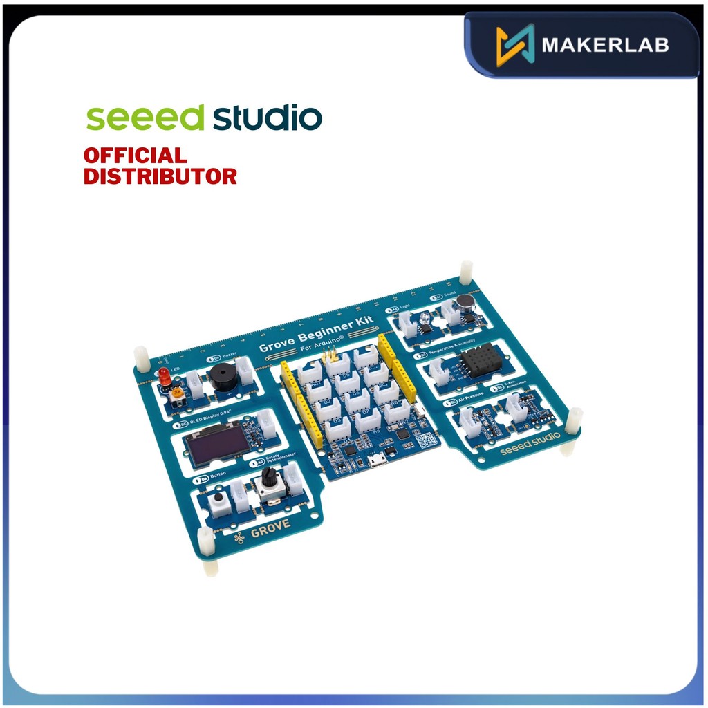 Grove Beginner Kit For Arduino With 10 Sensors And 12 Projects All In One Arduino Compatible