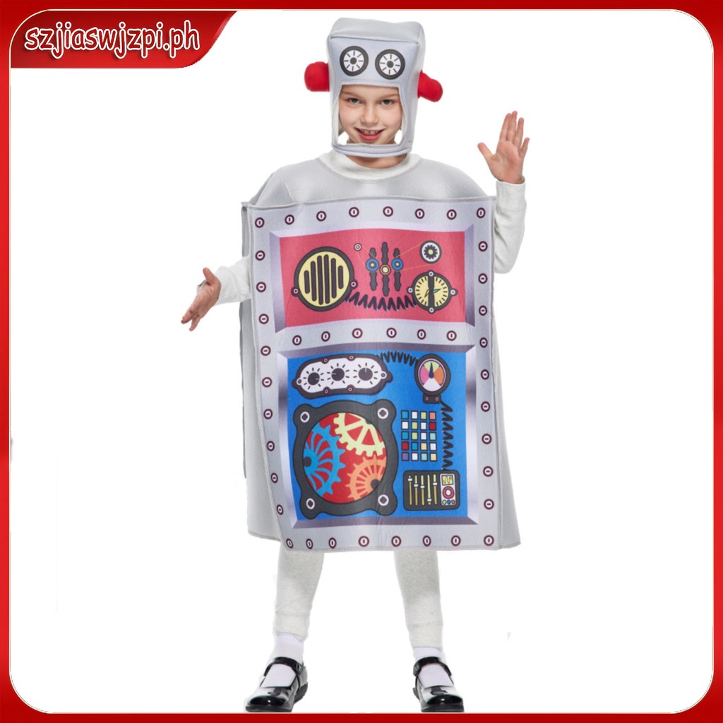 CODHalloween Kids Lovely Robot Costume Boys Girls Fairy Tale Robot ...