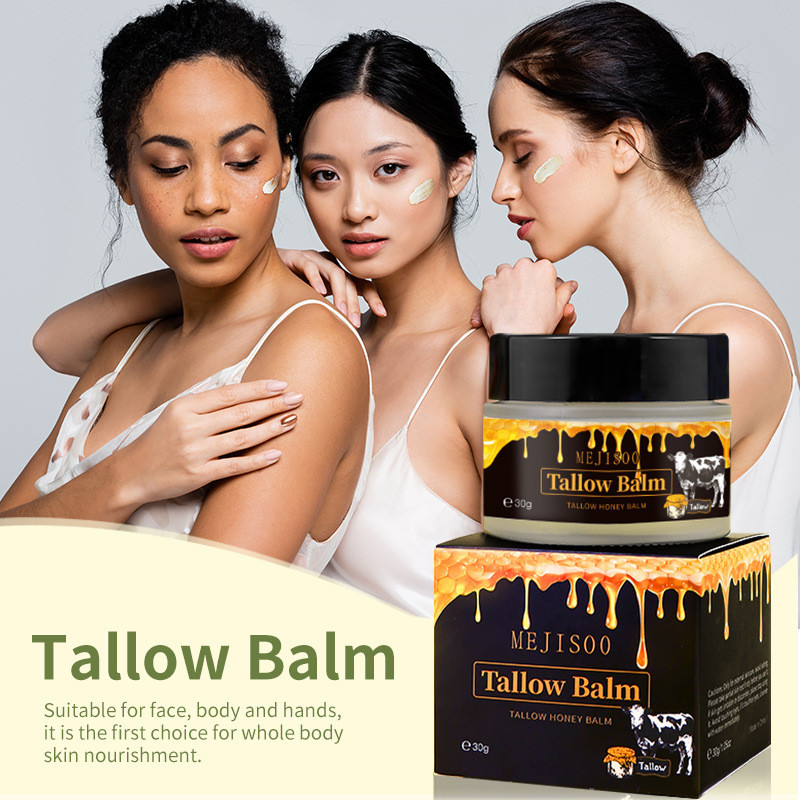 MELAO Beef Tallow & Honey Balm 30g - Ultra Moisturizing Skin Repair ...